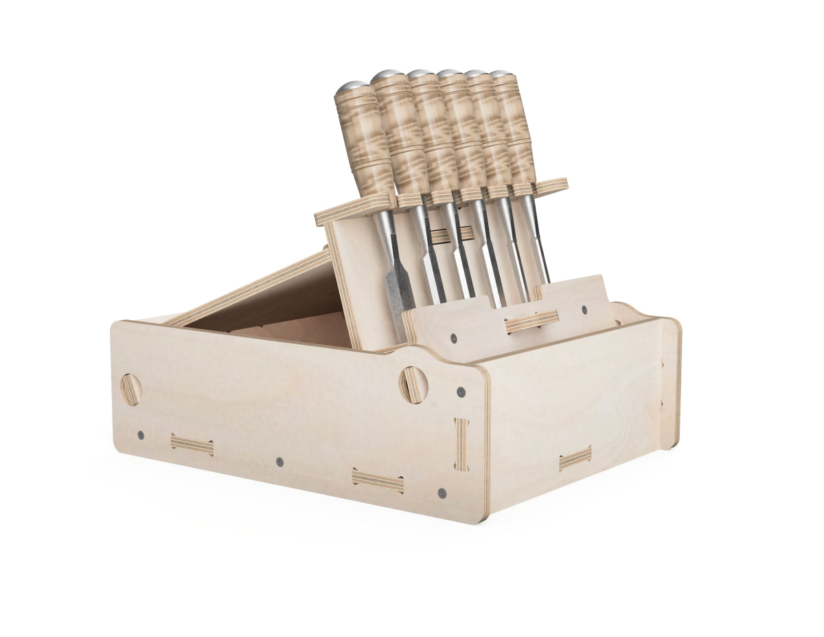 Chisel Box DXF Files – CNC Router Plans for Wooden Chisel Storage ...