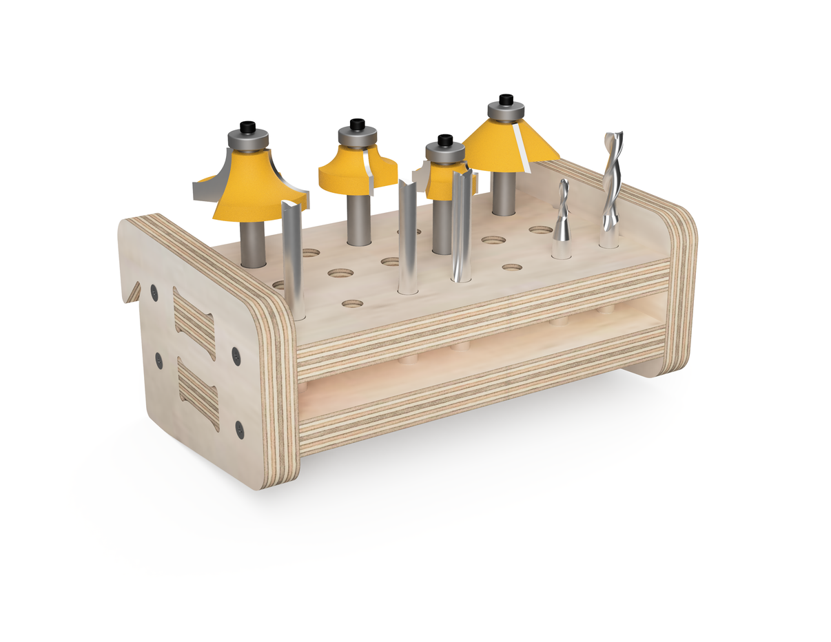 Router Bit Stand - French Cleat Attachment - DXF Files – Aribabox