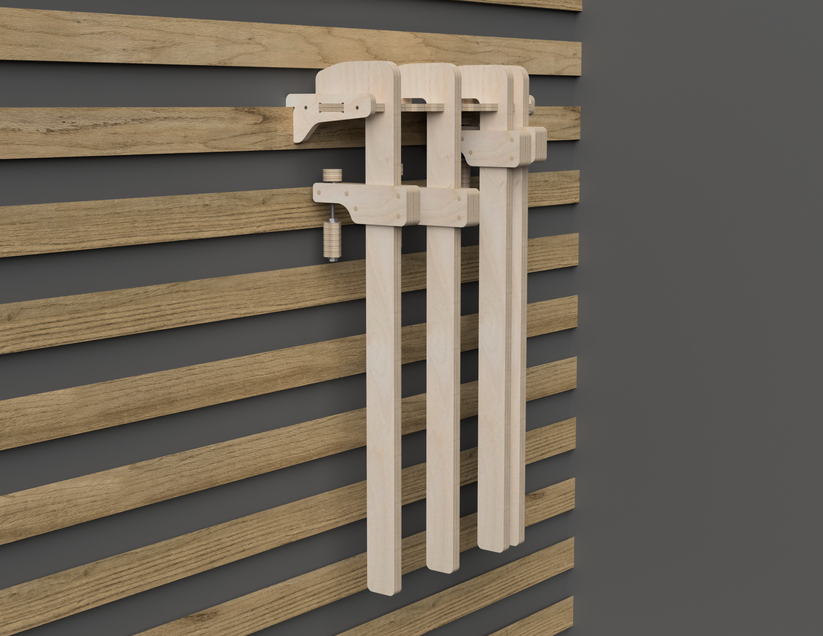Clamp Racks - French Cleat Attachment - DXF Files – Aribabox