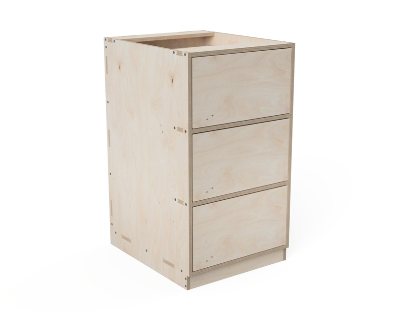 Kitchen Cabinet - 3-Drawers (Inset Door Cabinets) DXF Files – Aribabox