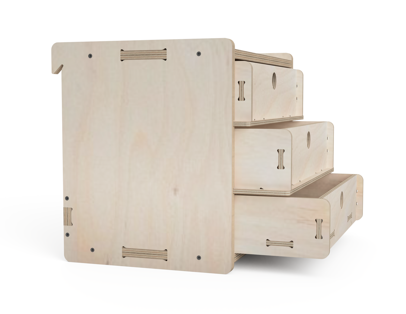 3 - Drawer Cabinet - French Cleat Attachment - DXF Files – Aribabox