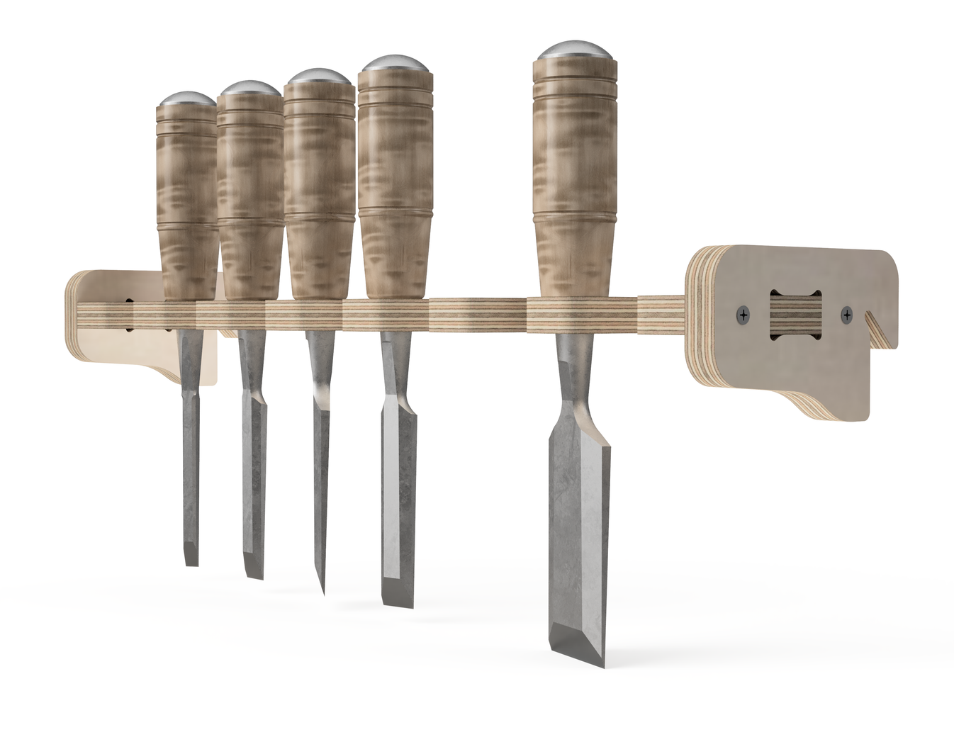 Chisel Rack - French Cleat Attachment - DXF Files – Aribabox