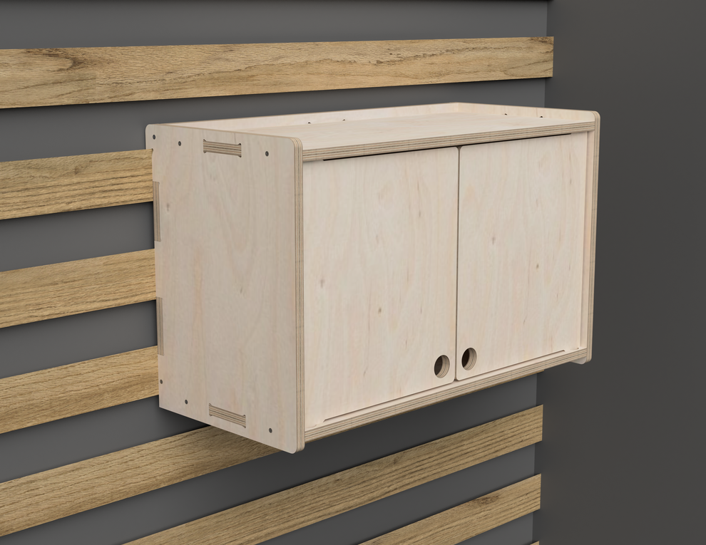 Double Door Cabinet - French Cleat Attachment - DXF Files – Aribabox