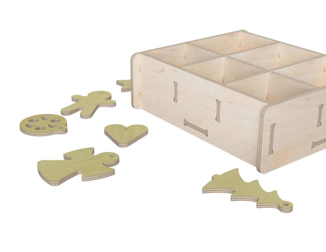 Christmas Tree Decorations DXF Files – Aribabox