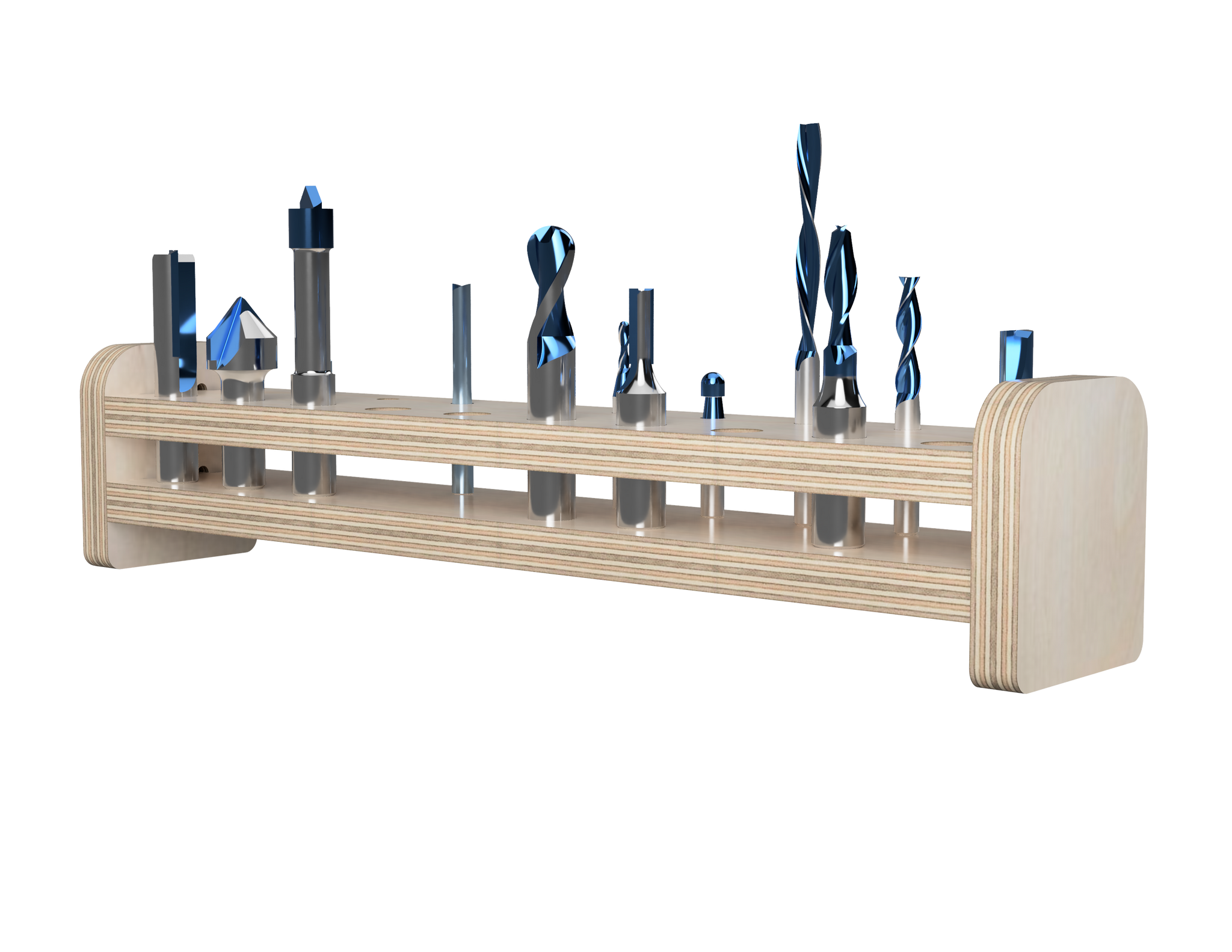Small Router Bit Storage DXF Files – Aribabox
