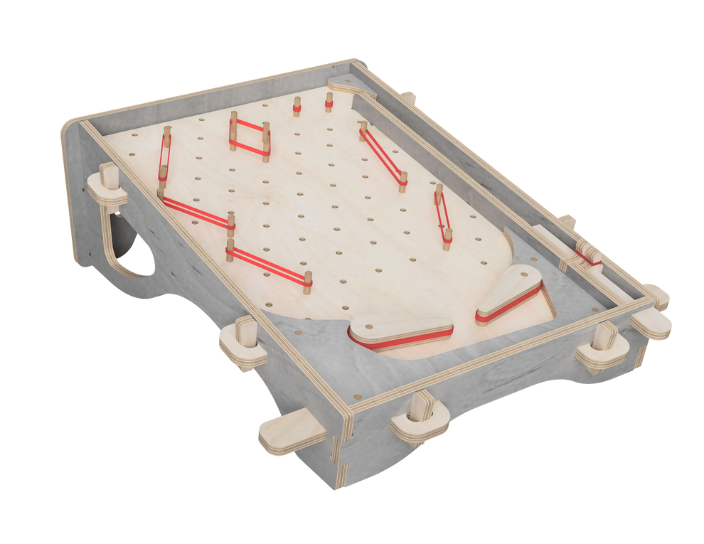 Simple Pinball Table DXF Files – Aribabox