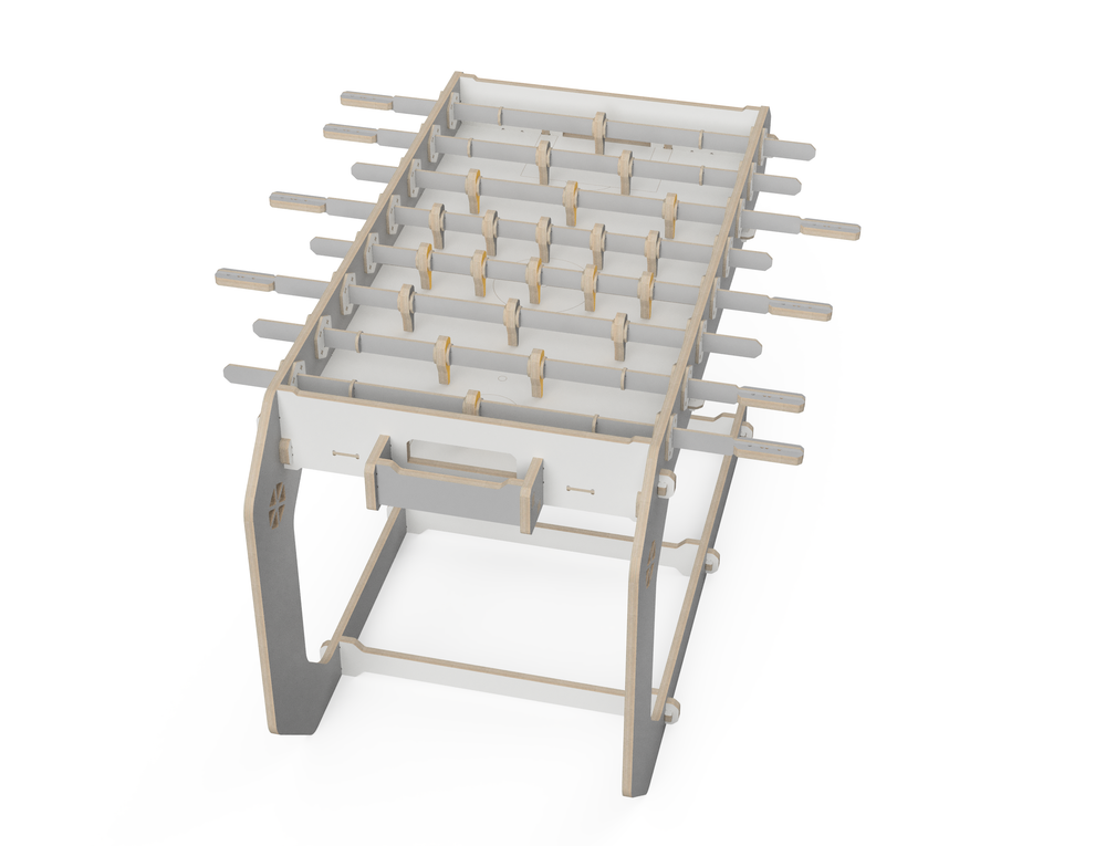 Foosball table DXF file – Aribabox