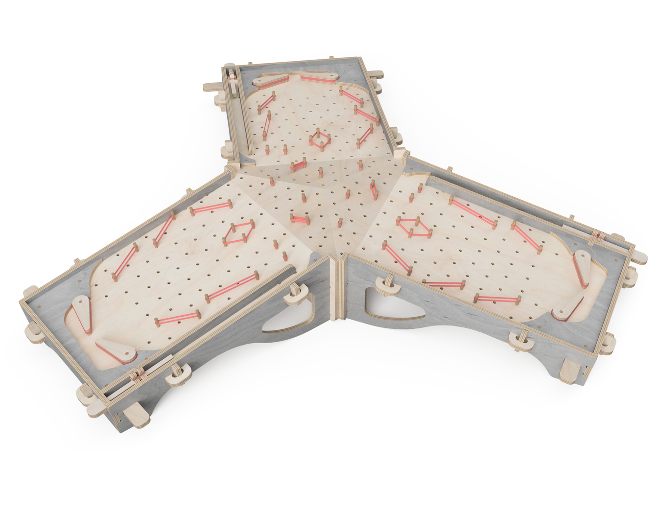 3 Player Extension for Simple Pinball Table DXF files – Aribabox