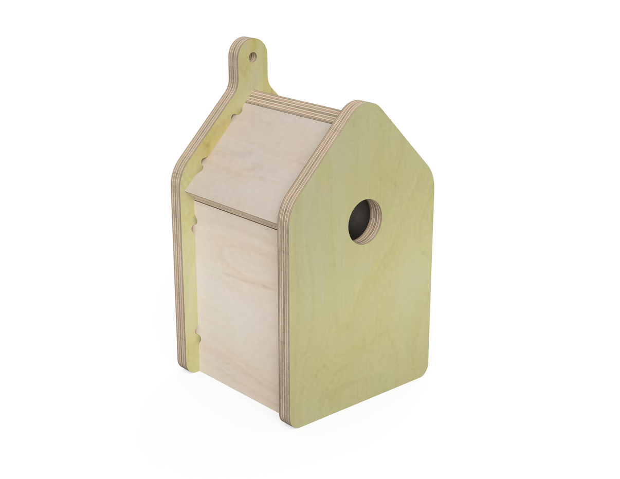 Modern Bird House DXF Files – Aribabox