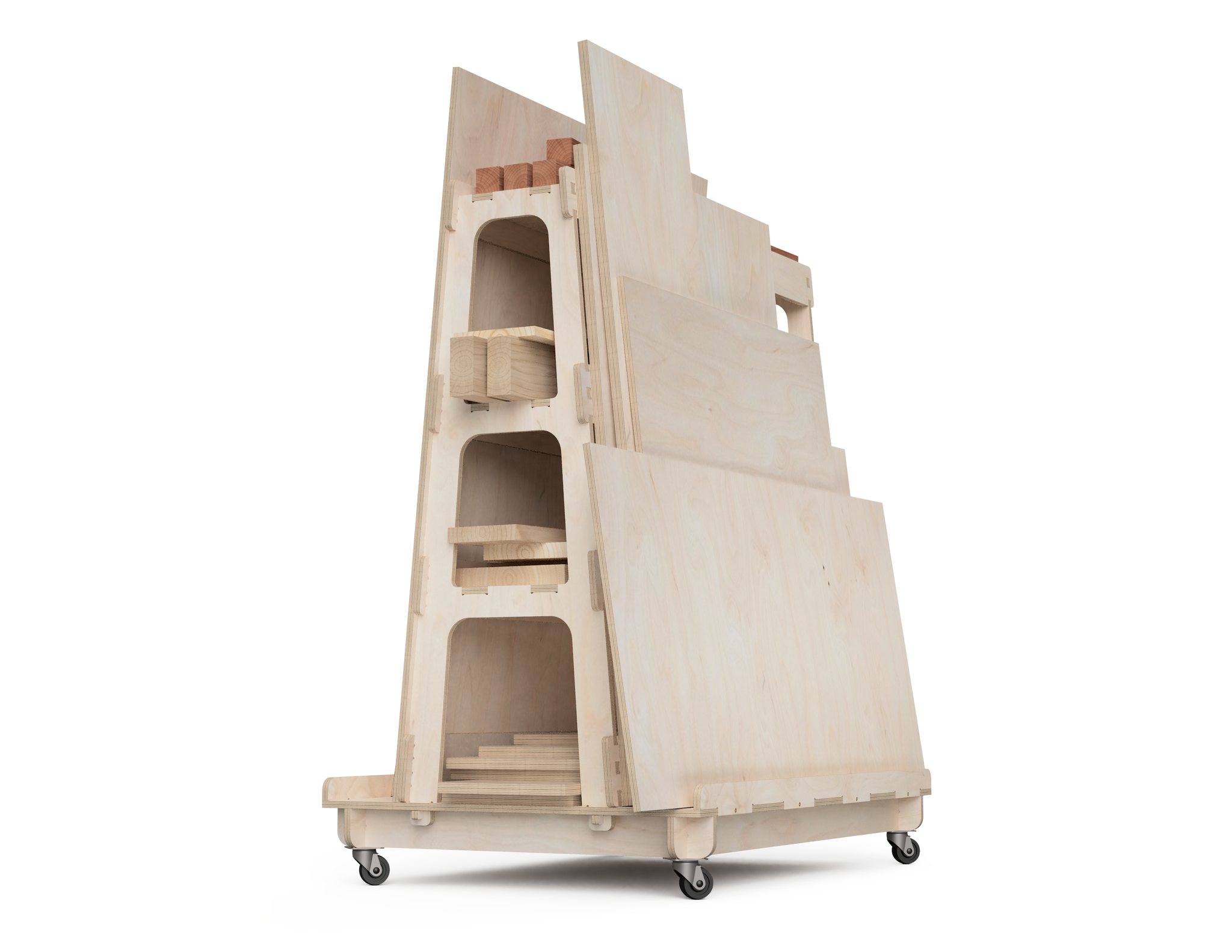 Material Storage Stand - Plywood Master DXF files – Aribabox