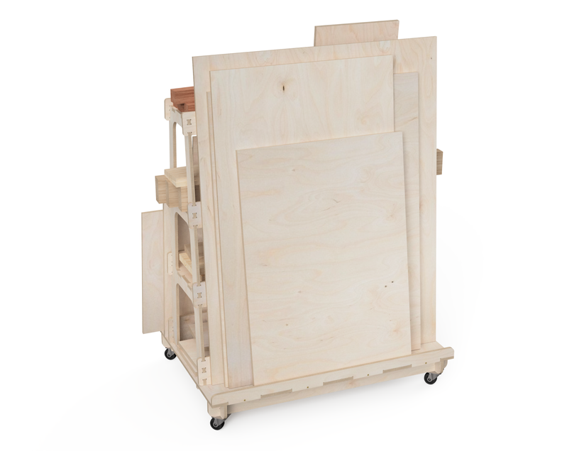 Material Storage Stand - Plywood Master DXF files – Aribabox