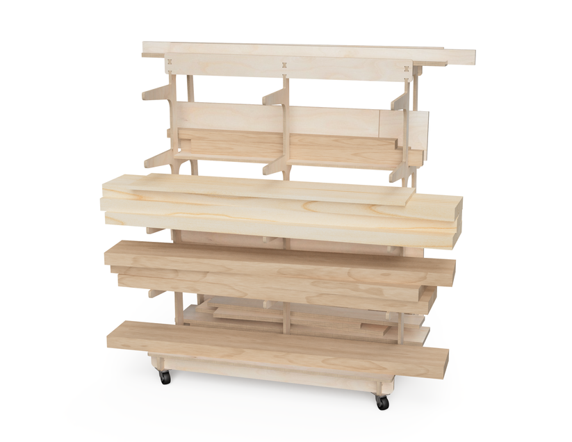 Material Storage Stand - Woodworker DXF files – Aribabox