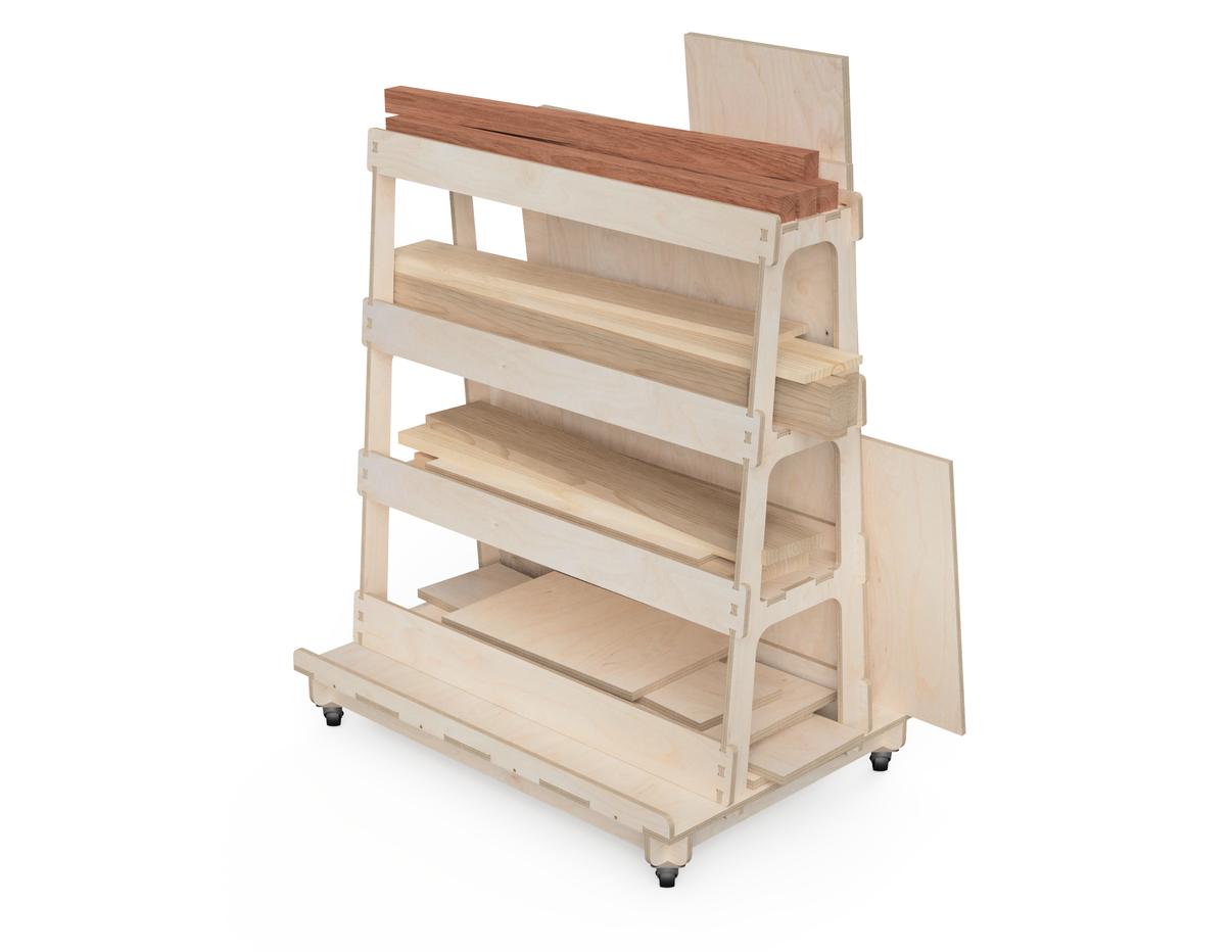 Material Storage Stand - Plywood Master DXF files – Aribabox