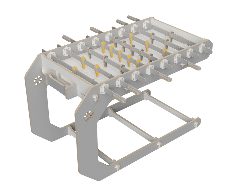 Foosball table DXF file – Aribabox