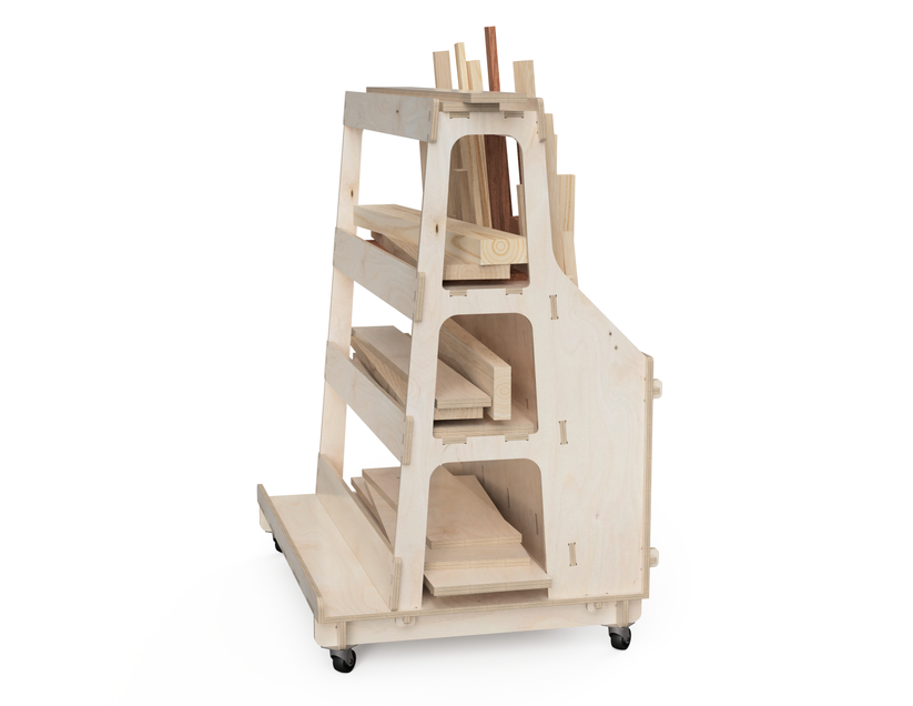 Material Storage Stand - Universal DXF files – Aribabox